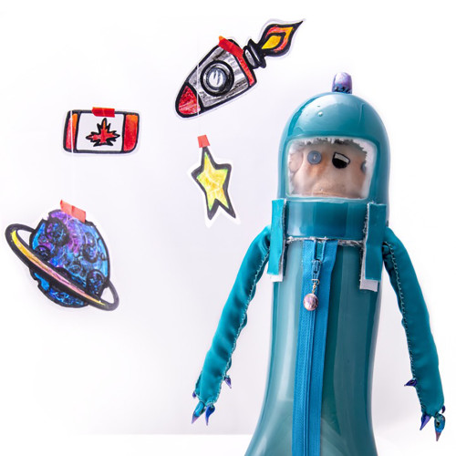 Fuzzy PJ Fun Dress Up Spacesuit : Little Inventors